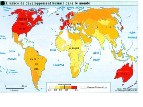 Les inégalités de développement dans la mondialisation